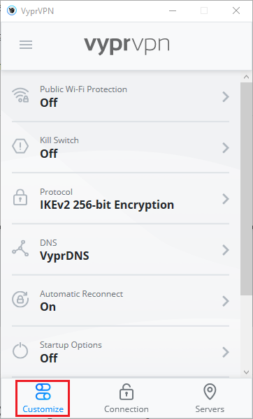 How do I navigate the VyprVPN for Windows app? – VyprVPN Support